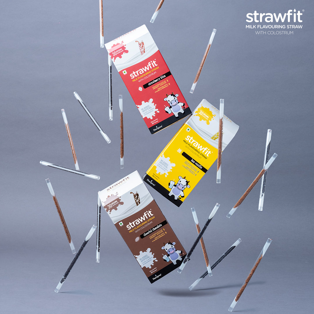 Combo Pack of 30 Chocolate, 7 Strawberry, 7 Vanilla – Strawfit